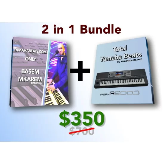 2 In 1 Offer: Bassem Mkarem Psr A 5000 PACK + Total Yamaha beats
